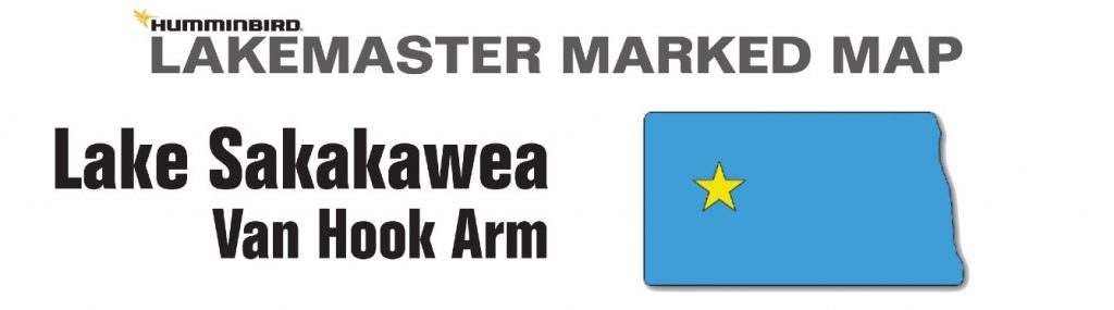 Lake Sakakawea Marked Fishing Map - MidWest Outdoors